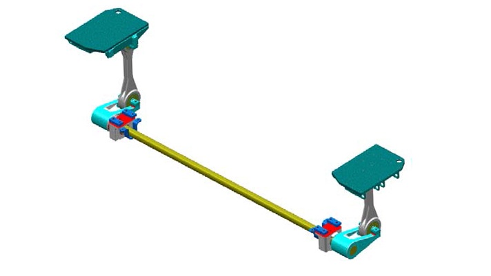 Railcar Track Control Arm